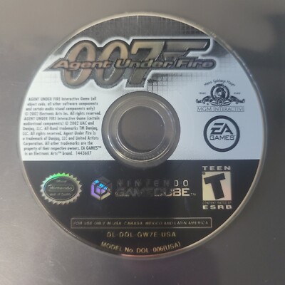 James Bond 007 in Agent Under Fire (Nintendo GameCube, 2003) DISC Only ...