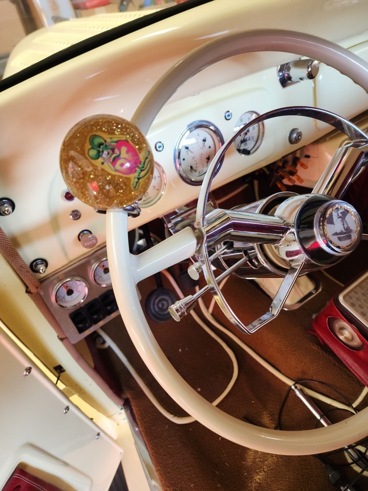 Vintage Brody Knob Suicide Steering Wheel Knob Rat Fink Custom Hot Rod ...