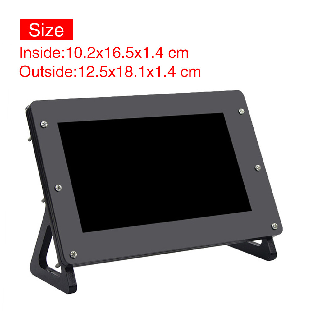 7inch Touch Screen Case Monitor Holder Protective Acrylic Frame For ...