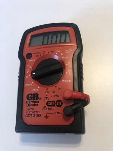 Gardner Bender Digital Multimeter GDT-3190-PERFECT COND W Battery FREE ...