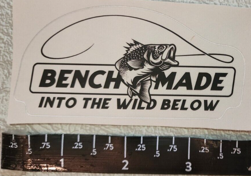 #9 - Benchmade Into the Wild Below Fishing Series Vinyl Decal Sticker ...