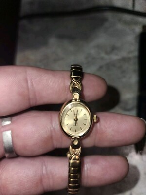 Vintage Timex T CELL Gold Tone Quartz Analog Women's Watch W/New ...