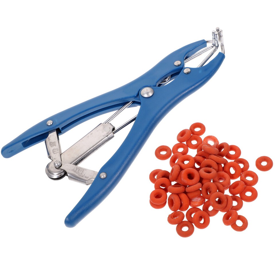 Banding for Cattle Castrate Bander Bloodless Pliers Sheep Farm Tool | eBay