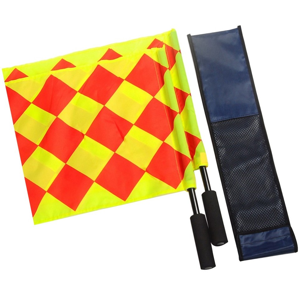 2 Pcs Referee Flag Set Flags for Soccer Referees Football Penalty ...