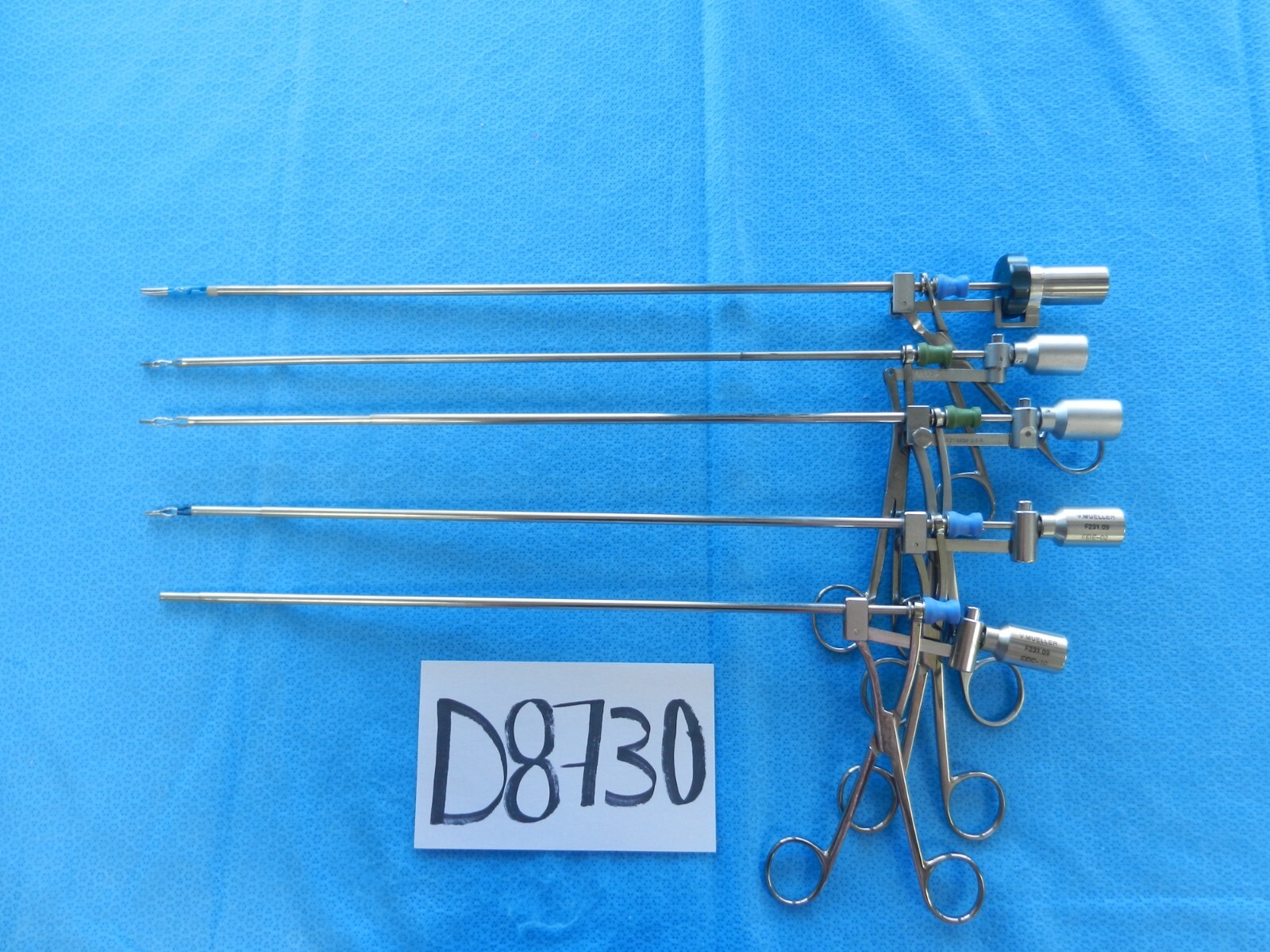 D8730 V. Mueller R. Wolf Surgical 5.0mm Laparoscopic Kleppinger Forceps ...