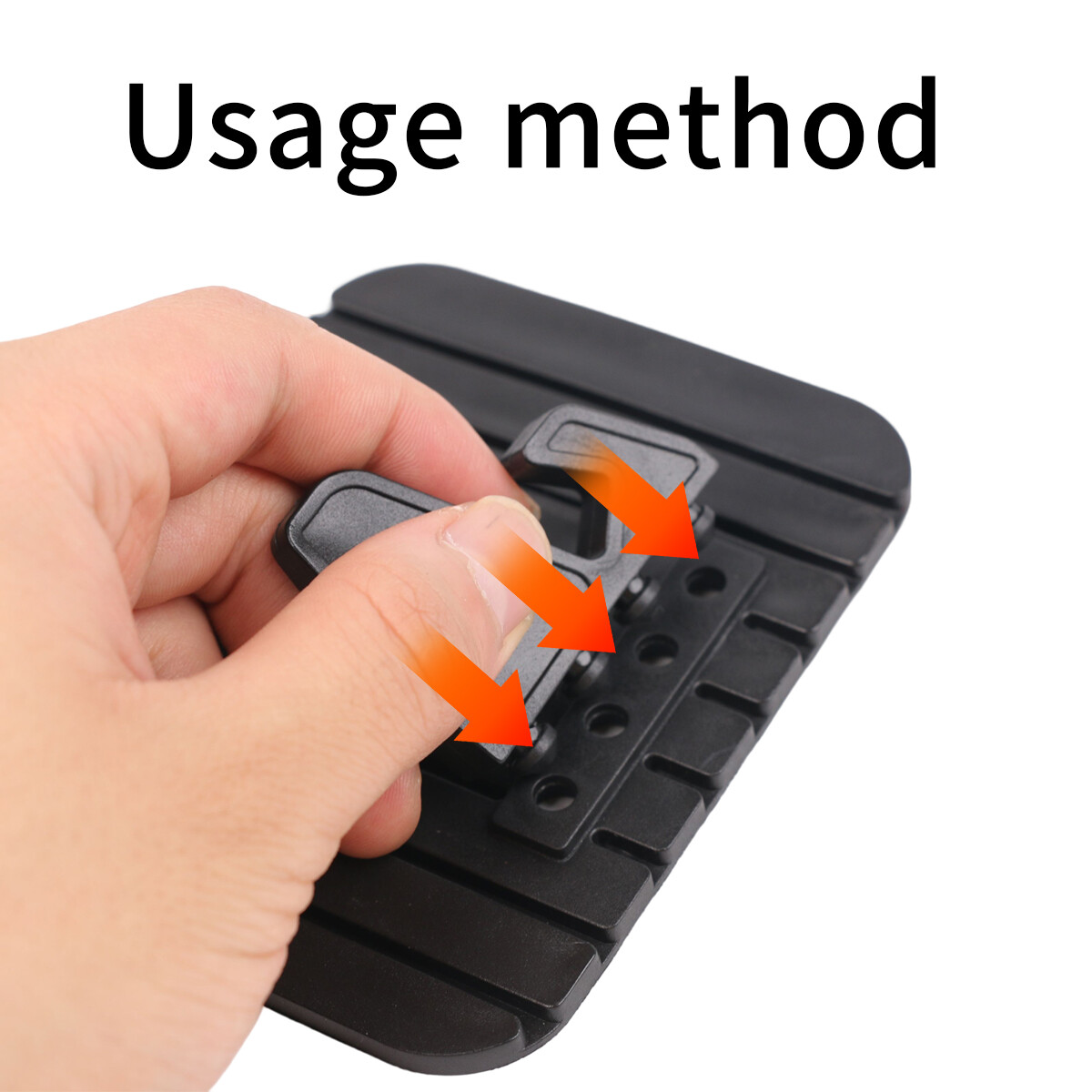 Car Dashboard Anti-slip Rubber Mat Mount Stand For Mobile Phone & GPS ...