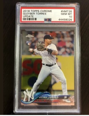 2018 Topps Chrome Update HMT26 Gleyber Torres Rookie Card PSA 10 Yankees | eBay