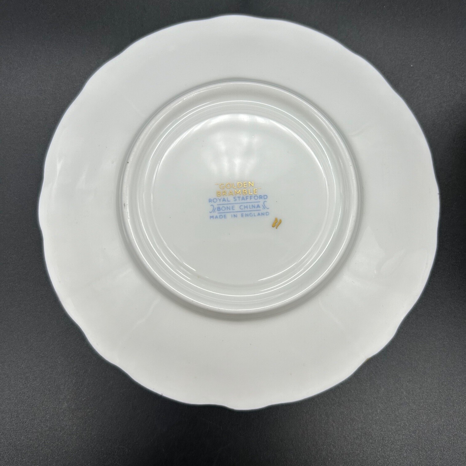 Vtg Royal Stafford Golden Bramble Bone China Teacup & Saucer Set | eBay