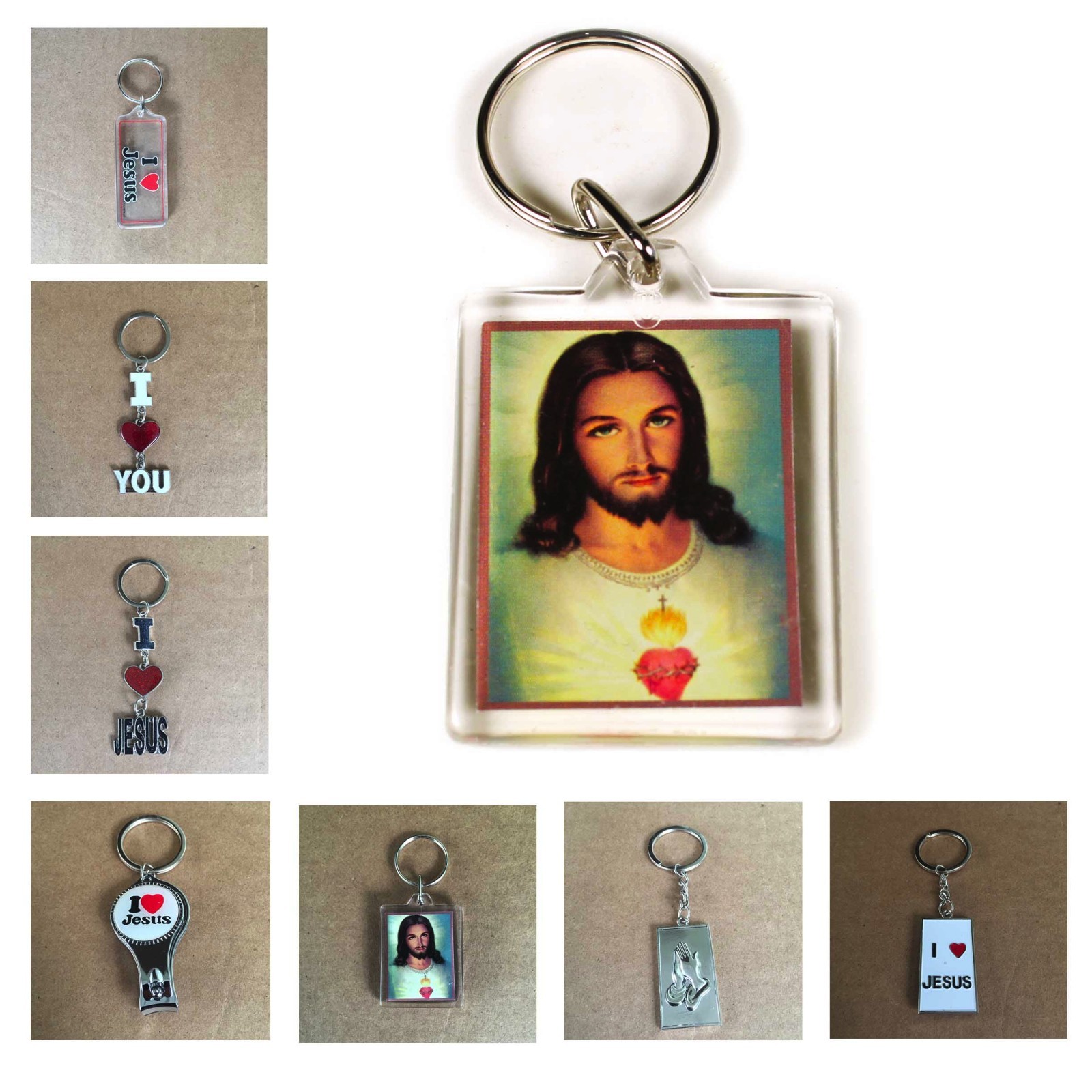 Jesus Keychain Key Chain Jesus Christ Lord Savior Keychains I Love ...