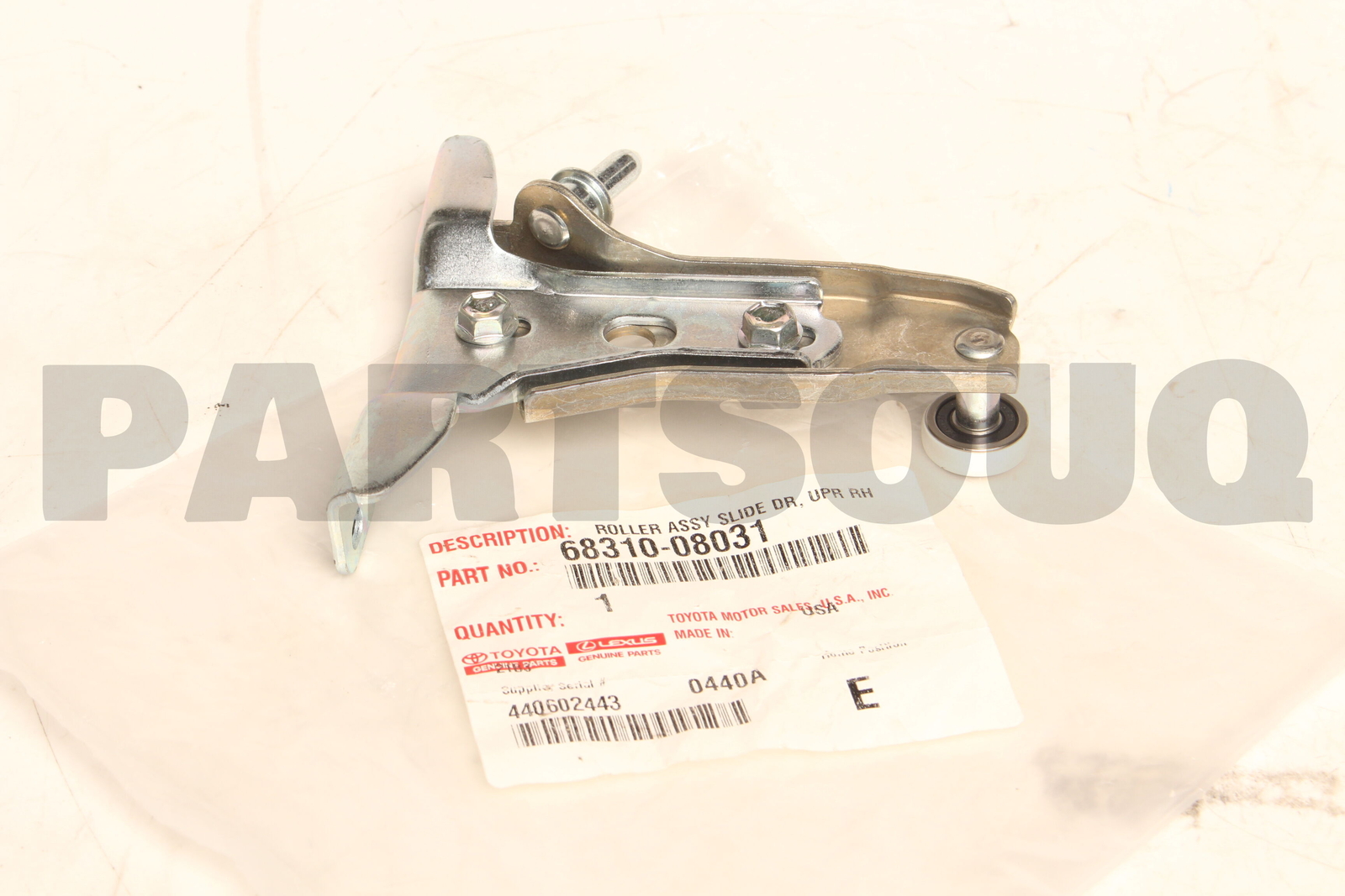 OEM 2011-2019 Toyota Sienna Rear Right Slide Door Upper Roller Assembly ...