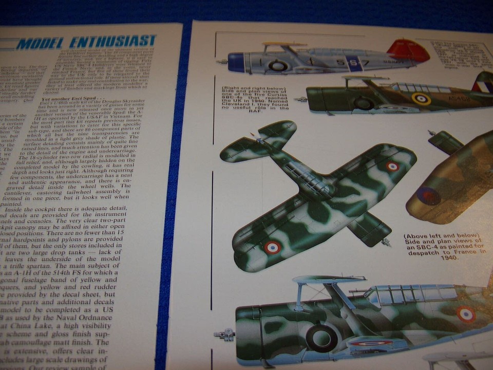 CURTISS SBC HELLDIVER VARIANTS..4-COLOR PROFILES (46JJ) | eBay