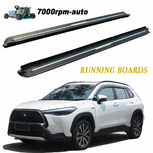 2PCS Running Boards Fits For Corolla Cross 2020-2024 Side Step Nerf Bar ...