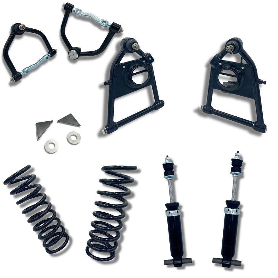 Mustang II 2 Front Suspension Kit Power Rack Stock Spindle Ford Chevy 6 ...