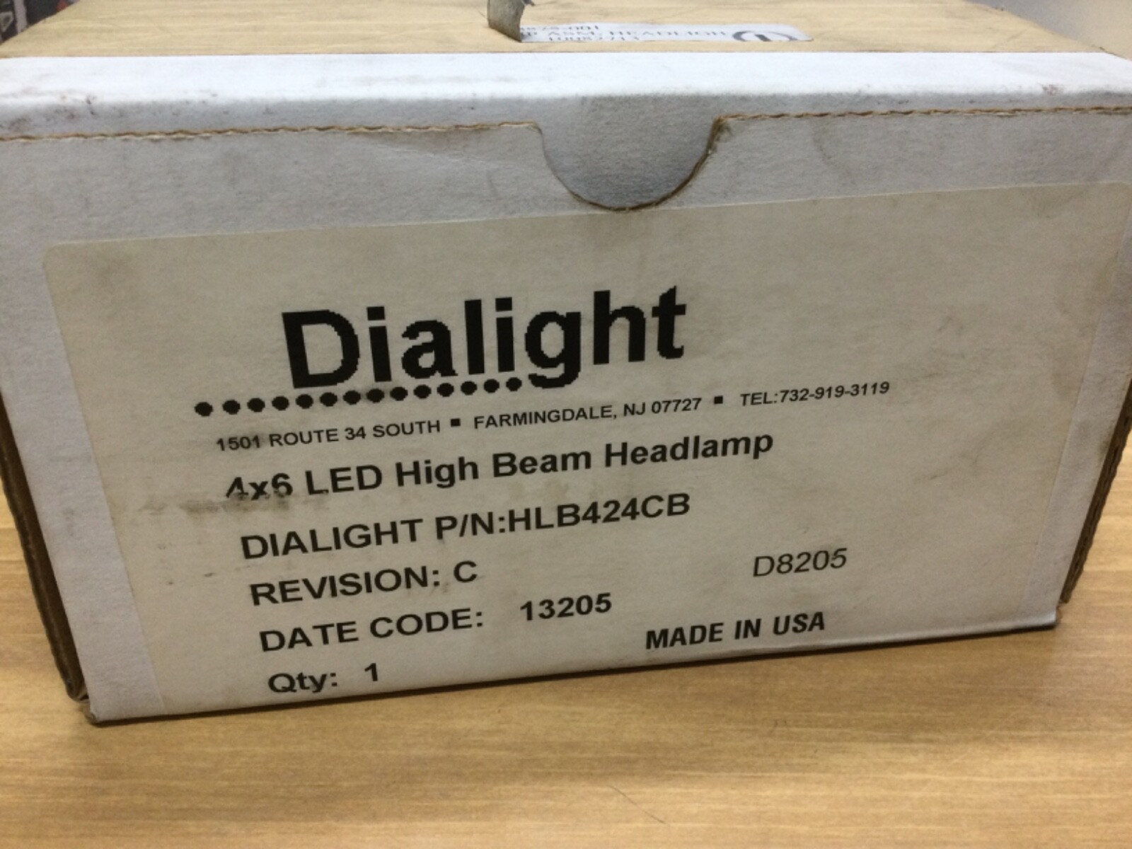 Dialight HLB424CB12 4X6 LED High Beam Headlight Gillig MCI Bus Motor ...
