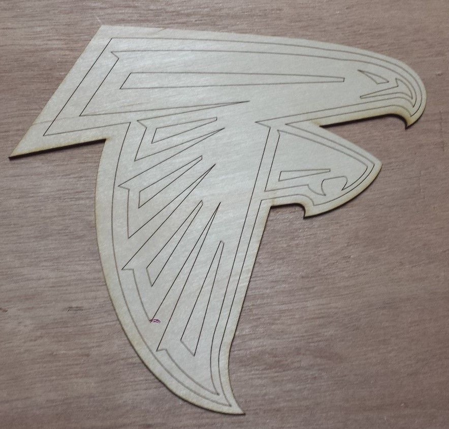 Atlanta Falcons unfinished wood cutout | eBay
