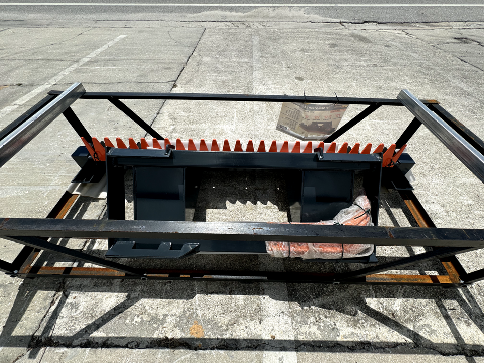 TMG Industrial 72” Skid Steer Land Ripper w/Rake Comb Scarifier ...