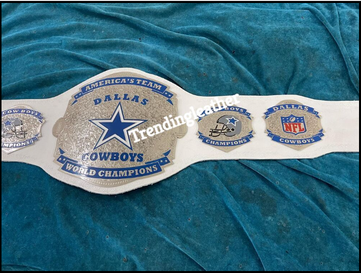 American Dallas cowboy world championships belts adult size 2mm zinc | eBay