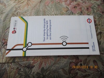 TRANSPORT FOR LONDON ORIGINAL LEAFLET YOUR STOP-BY-STOP GUIDE GETTING ...