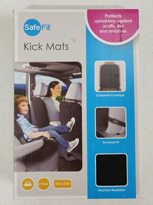 Children Black Kick Mats By SafeFit 2 Count Adjustable | eBay