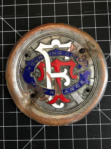 Touring Club de France TCF French Car Badge | eBay