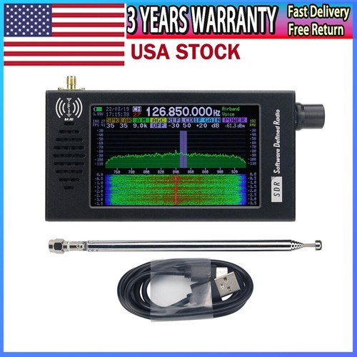 HamGeek DSP-01 SDR Radio Receiver DSP CW/AM/SSB/FM/WFM with 4.3" IPS ...