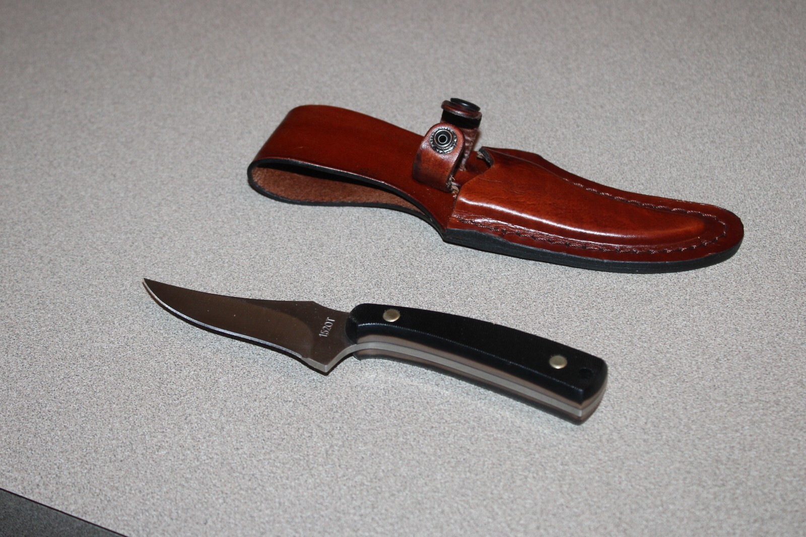 Schrade 152OT Old Timer 7-1/8" fixed blade Sharp Finger Full Tang knife ...