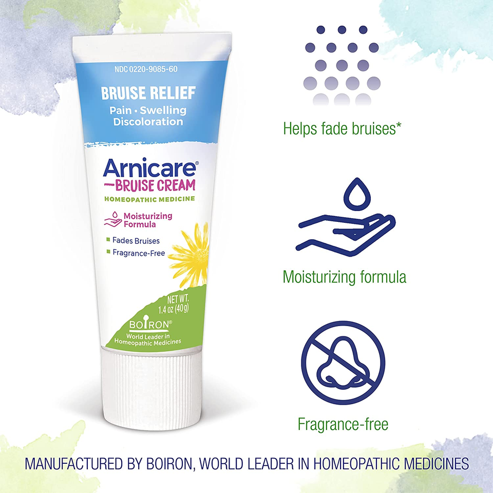 Boiron Arnicare Bruise Cream for Pain Relief from Bruising and Swelling ...