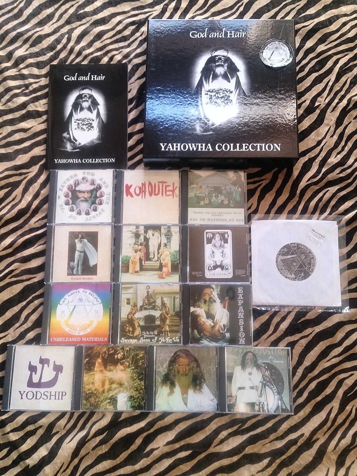 Yahowha God And Hair Collection Japan 13 CD Box w/obi w/7" inch vinyl ...
