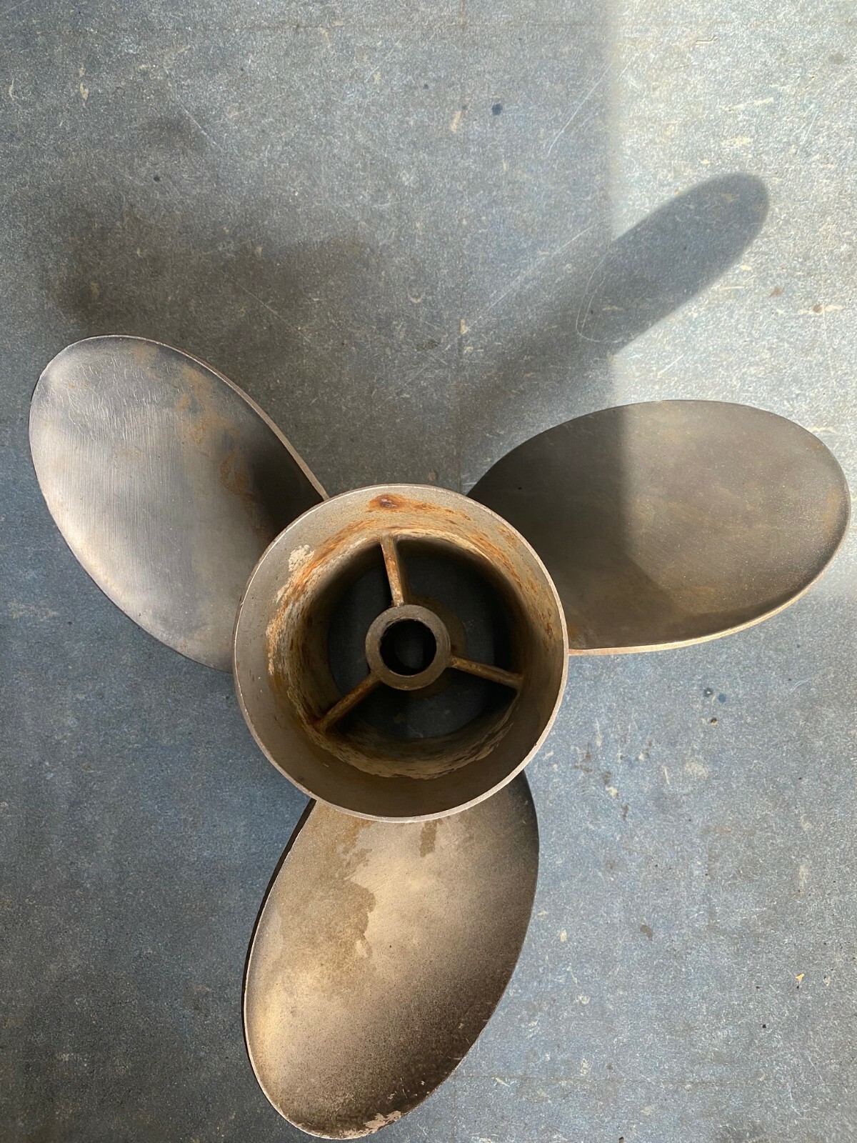 USED OEM MERCURY QUICKSILVER MIRAGE STAINLESS PROP 15 1/4 X 19 LH PN 48 ...