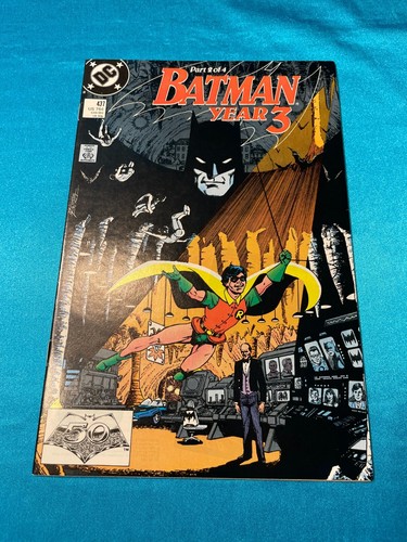 BATMAN COMICS # 437, 1989, "PART TWO ", GEORGE PEREZ COVER! FINE PLUS ...