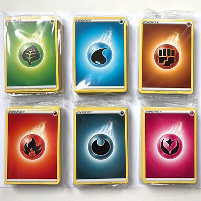 Sealed 45 Energy Card Pack from ETB Pokemon TCG Sword & Shield Set ...