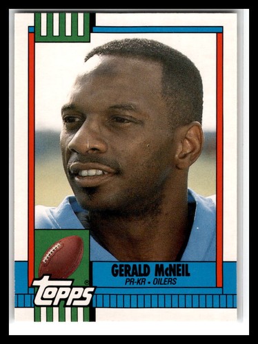 1990 Topps Traded #1T Gerald McNeil Houston Oilers | eBay