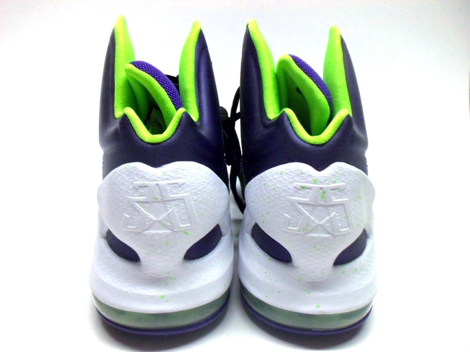 NIKE ZOOM KD V 5 ID KEVIN DURANT PURPLE/VOLT SIZE WOMEN'S 9/MEN 7.5 ...