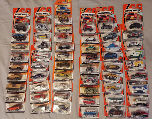 Vintage Matchbox Cars Large 55 Car Lot Collectibles Diecast all New in ...