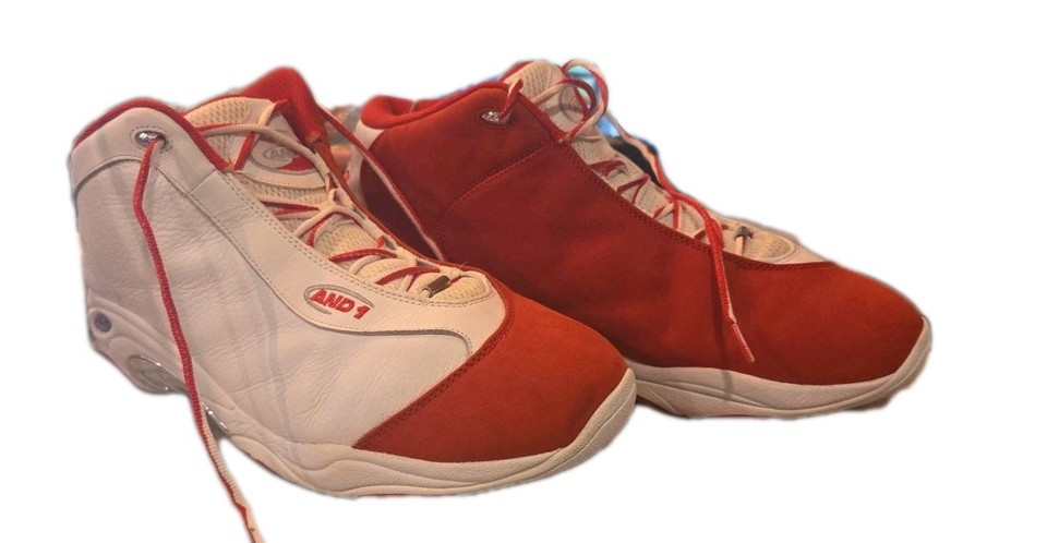 DS AND 1 Tai Chi LX White Red Sz 15 Basketball Shoes Vince Carter VC ...