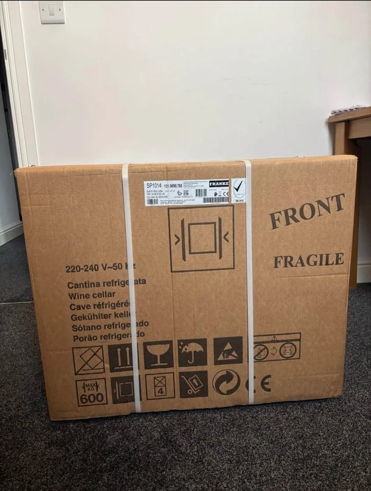 Franke Mythos Integrated Wine Cooler with Glass Door Boxed Brand New ...