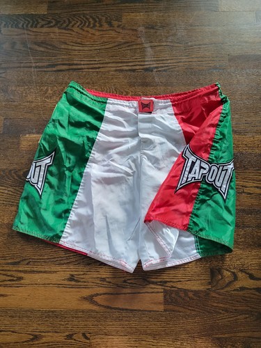 TapOut Mexican Flag Boxing Fighter Gym MMA Martial Arts Y2K Shorts Men ...