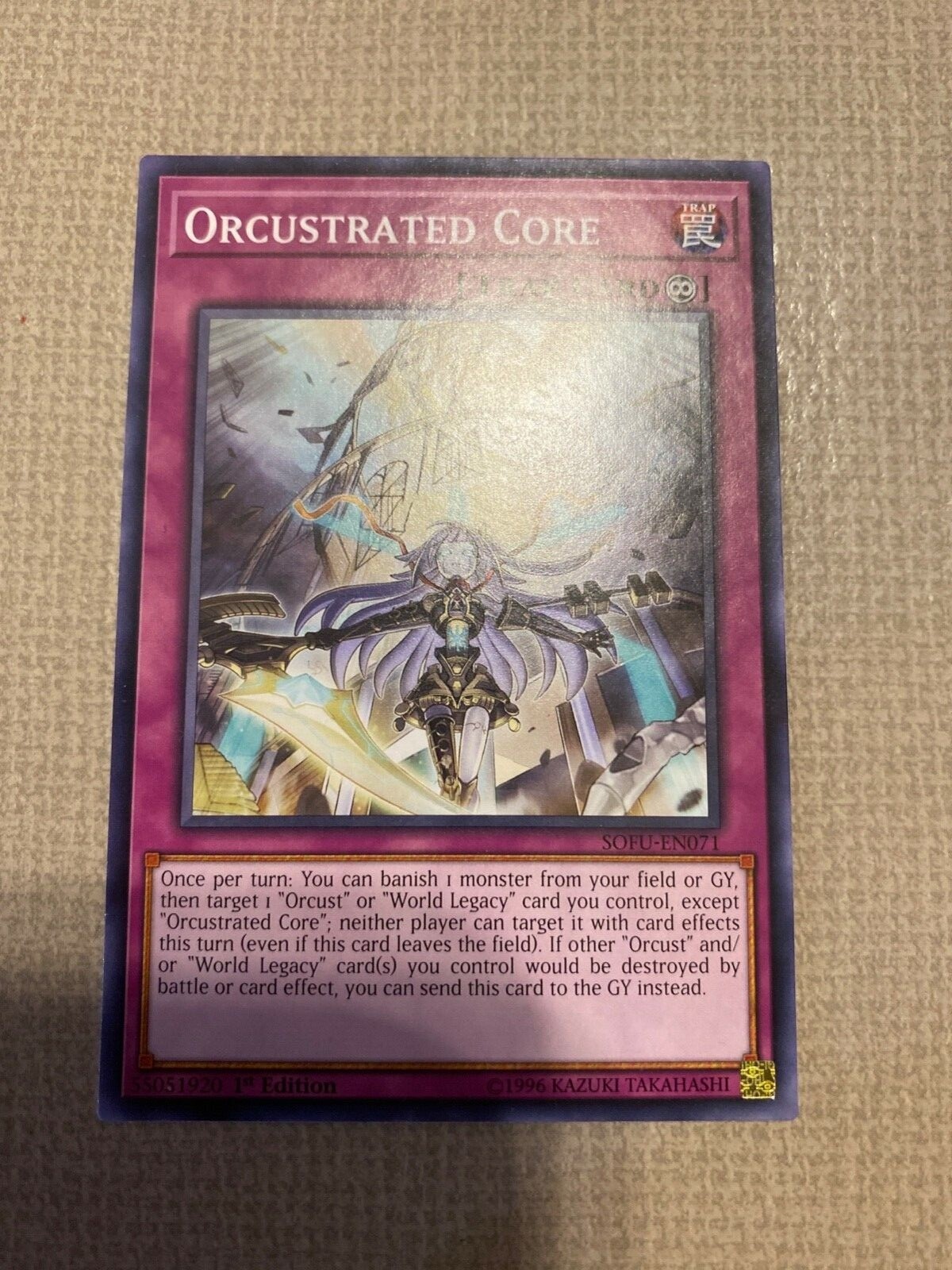 Yu-Gi-Oh! orcustrated core mint common 1st ed SOFU-EN071 | eBay