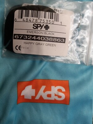 OEM authentic New Spy+Sunglasses Emerson Replacement Lens Happy Gray ...