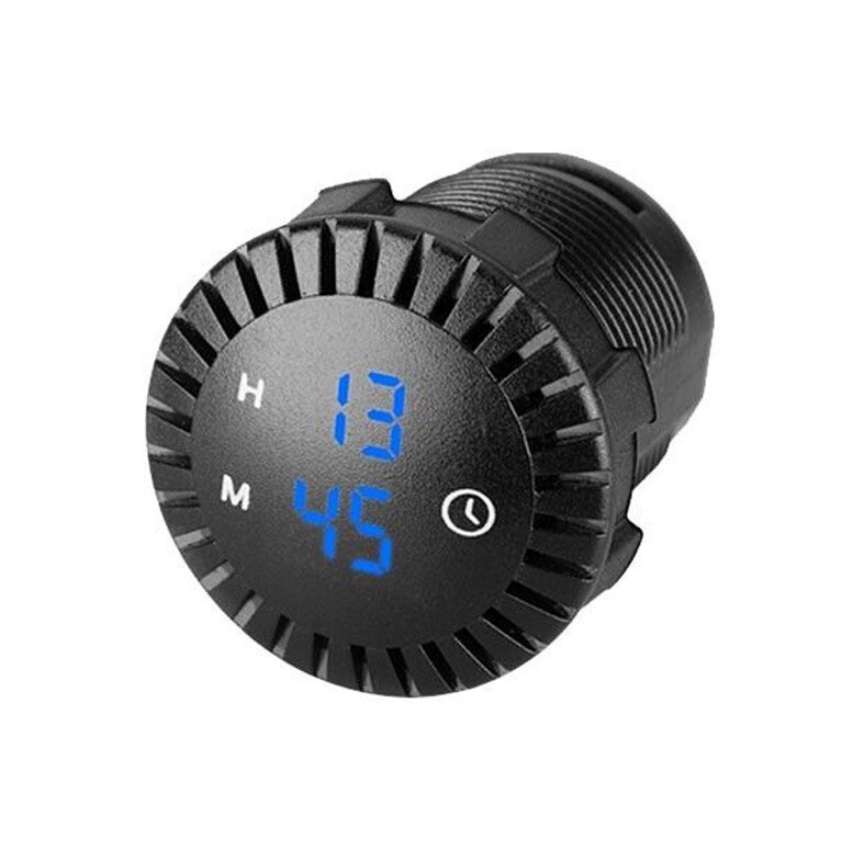 12V/24V 24hr Touch Front Set Digital Clock LED Display for RV Camper ...