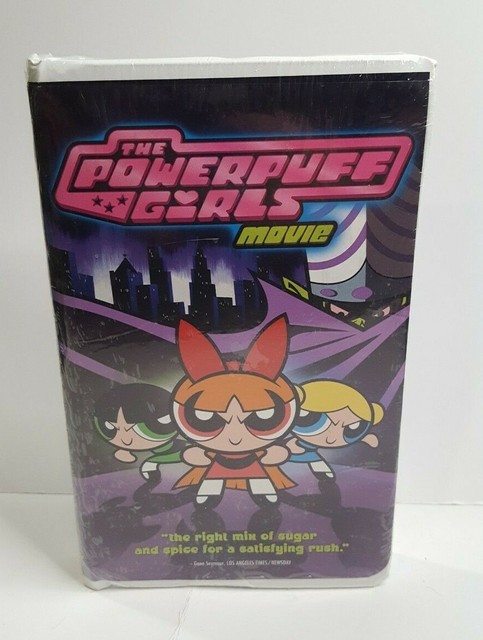The Powerpuff Girls Movie (VHS, 2002, Clam Shell Packaging Bonus ...
