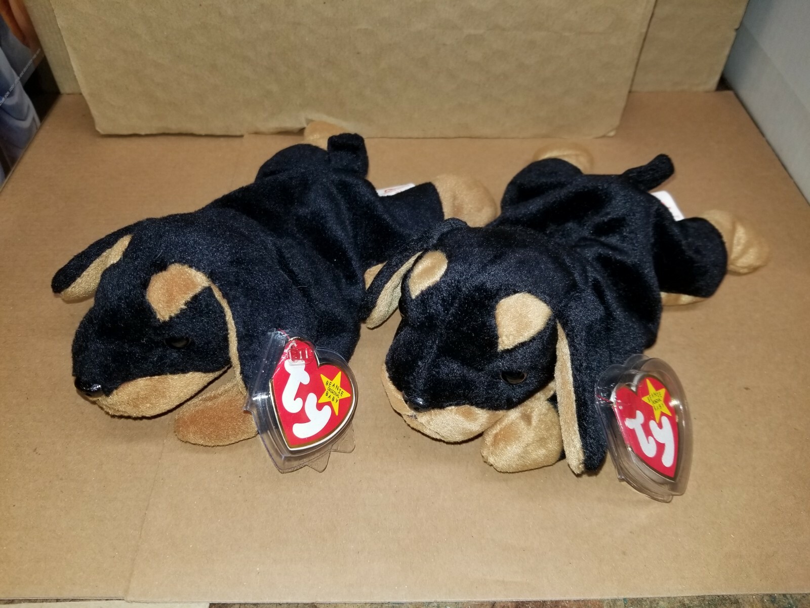 TY Beanie Babies Doby Set of 2 versions 1 Rare w/Many errors Mint | eBay