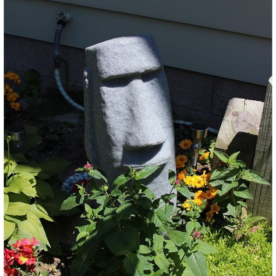 Easter Island Statue Large Moai Rock Stone Granite Appearance Tall Zen ...