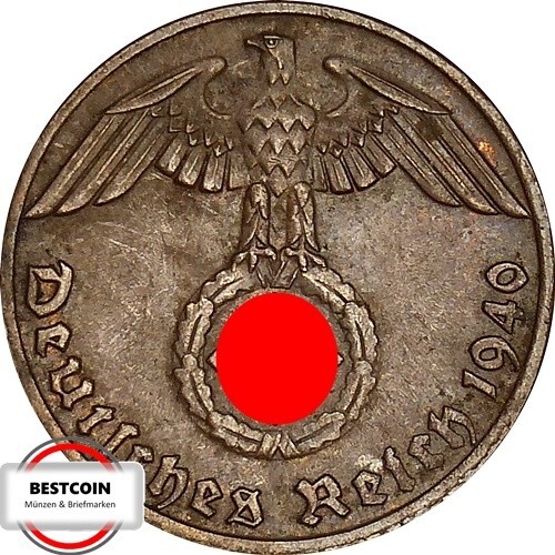 J361 1 Pfennig DRITTE REICH von 1940 J in VZ 1268324 | eBay.de
