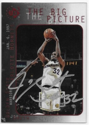 JOE SMITH Autographed Signed 1997-98 UD3 card Golden State Warriors COA ...