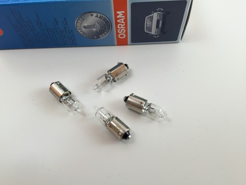 4 x Osram Bulb 12V 5 W H5W BA9s Halogen 64111 Interior Lighting Reading ...