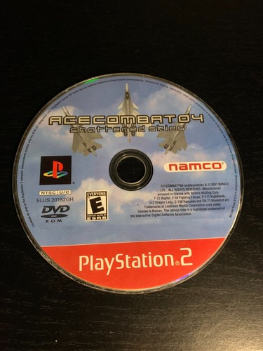 Ace Combat 04 Shattered Skies (Sony PlayStation 2, PS2) Tested W/Pic ...