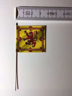 829) 1x 25mm 28mm ECW Banner Flag Scottish Scots Royal Banner NEW ...