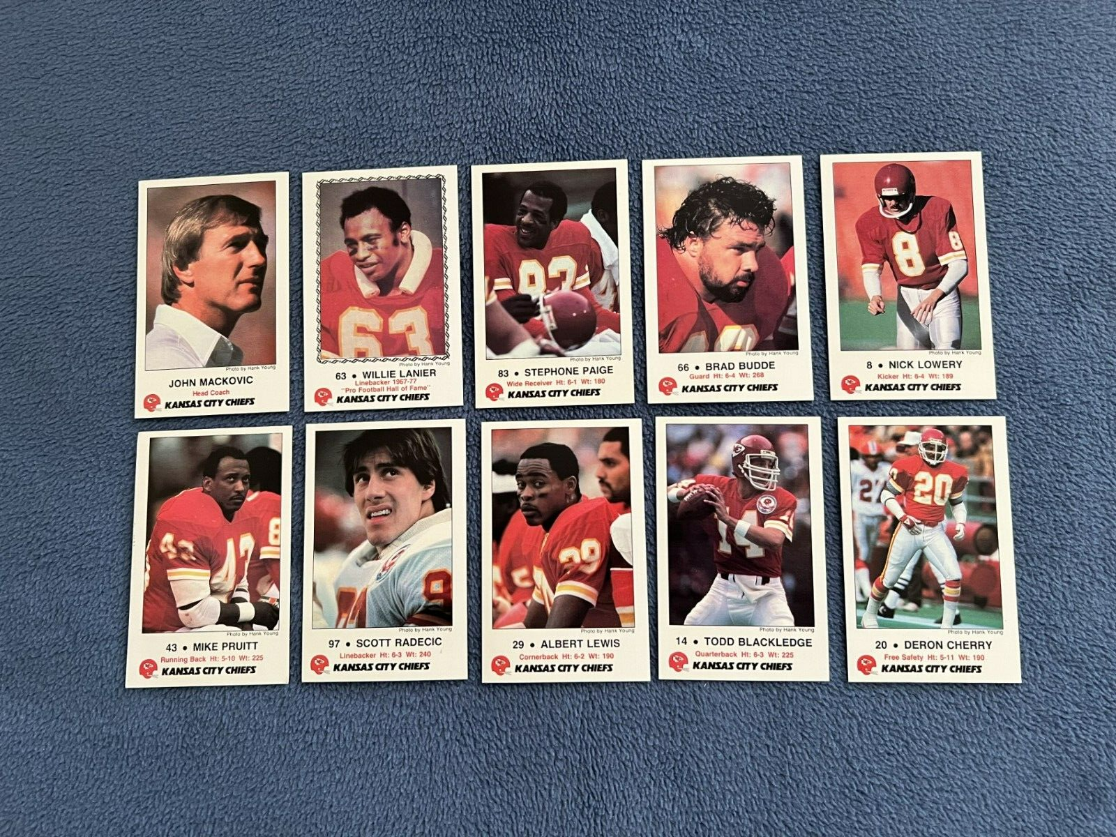 1986 KANSAS CITY CHIEFS (RARE) FRITO LAY / KCTV5 POLICE TEAM SET | eBay