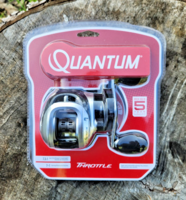 Quantum Throttle 100 Baitcast Reel Right Hand Retrieve 7.3:1 Gear Ratio 7+1 | eBay